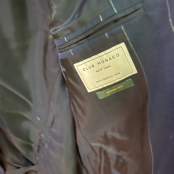 Club Monaco | Suits & Blazers | Club Monaco Thick Chalk Stripe Blazer ...